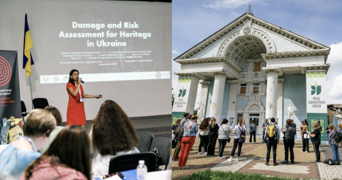 ICCROM-FAR develops national capacities for assessing damage and risk to heritage to aid early ...